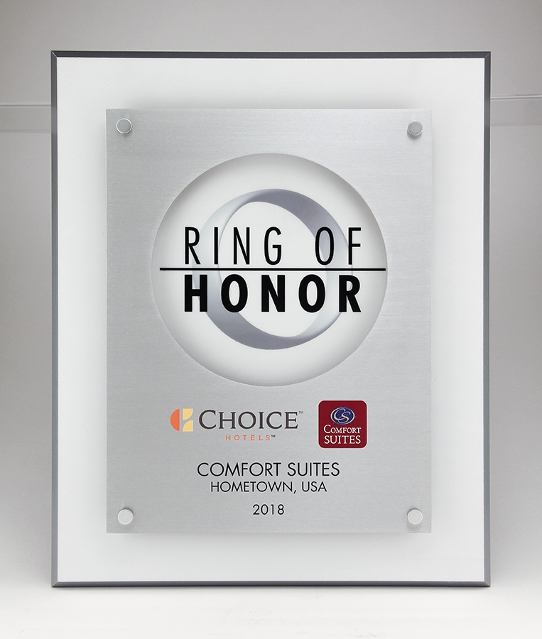 Business Stand-off Plaques: Signage or Recognition?